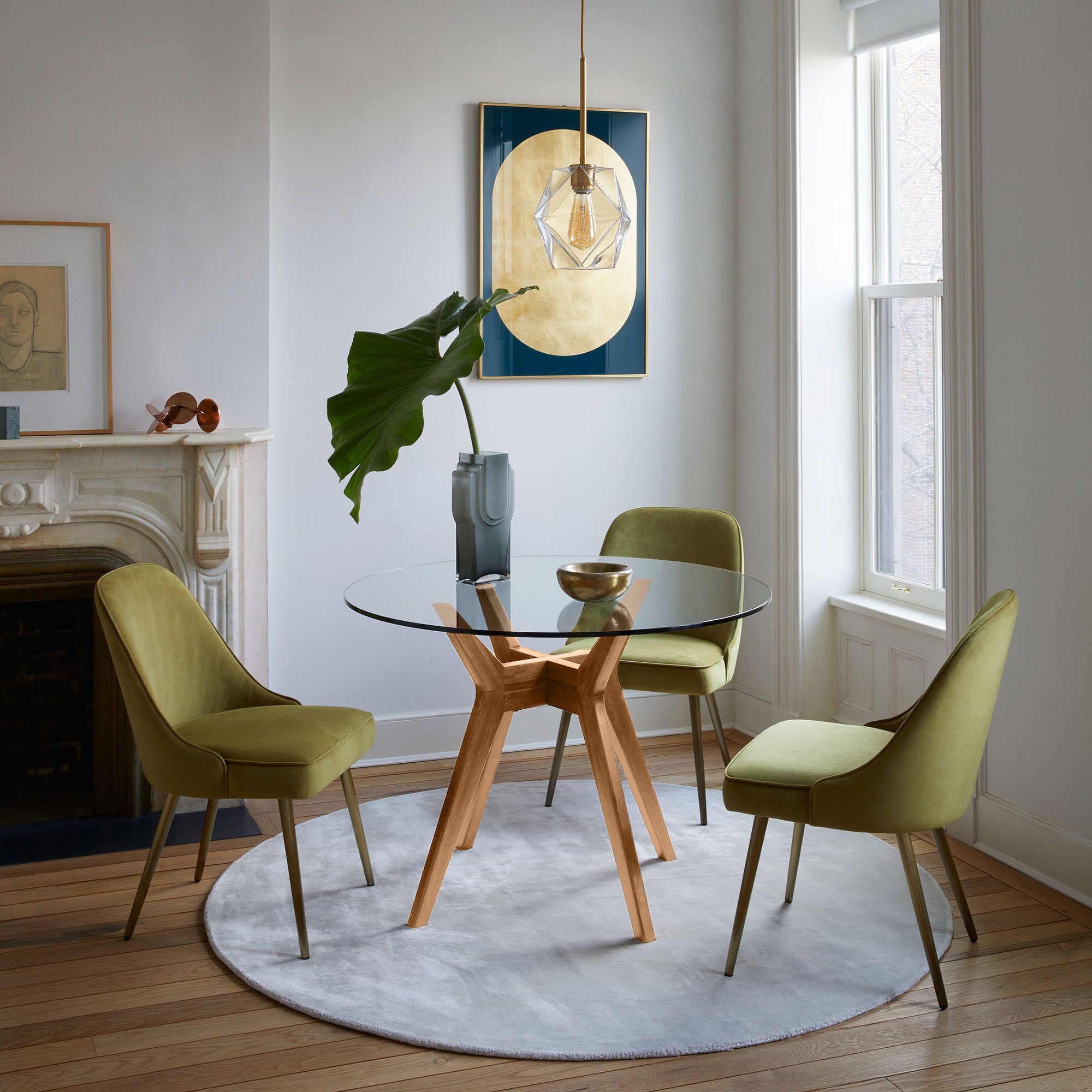 JENSEN ROUND DINING TABLE